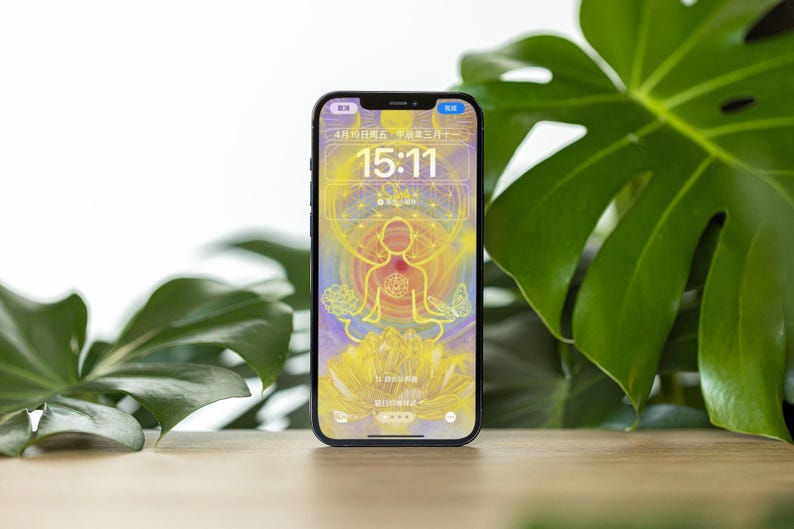 Hand-drawn Customized Spiritual Enhancement Phone Wallpaper Phone Theme ...