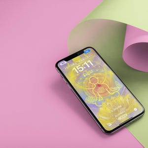 Hand-drawn Customized Spiritual Enhancement Phone Wallpaper Phone Theme ...
