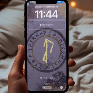 Hand-drawn Runes Academic Career Success Luck Money Phone Wallpaper ...