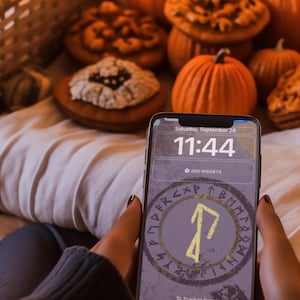 Hand-drawn Runes Academic Career Success Luck Money Phone Wallpaper ...