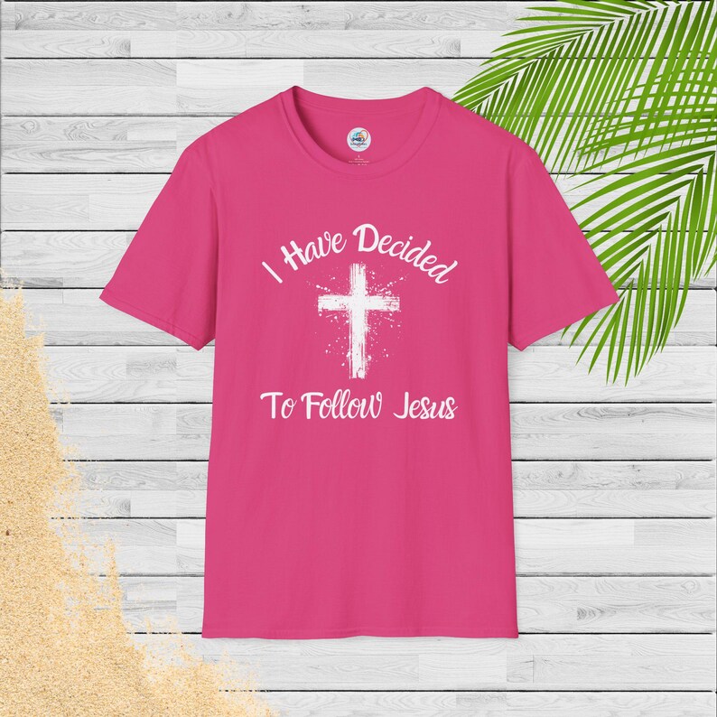 Minimalist Christian T-shirt, I Have Decided to Follow Jesus, Religious ...
