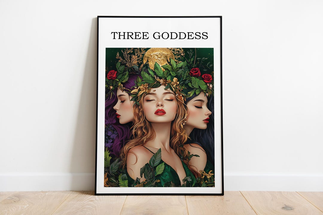 Three Graces Goddess Three Goddess Wall Art Greek Mythology, Greek ...