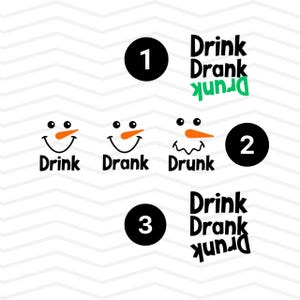 Drink Drank Drunk Grinch Svg Png Cricut Silhouette Sublimation - Etsy