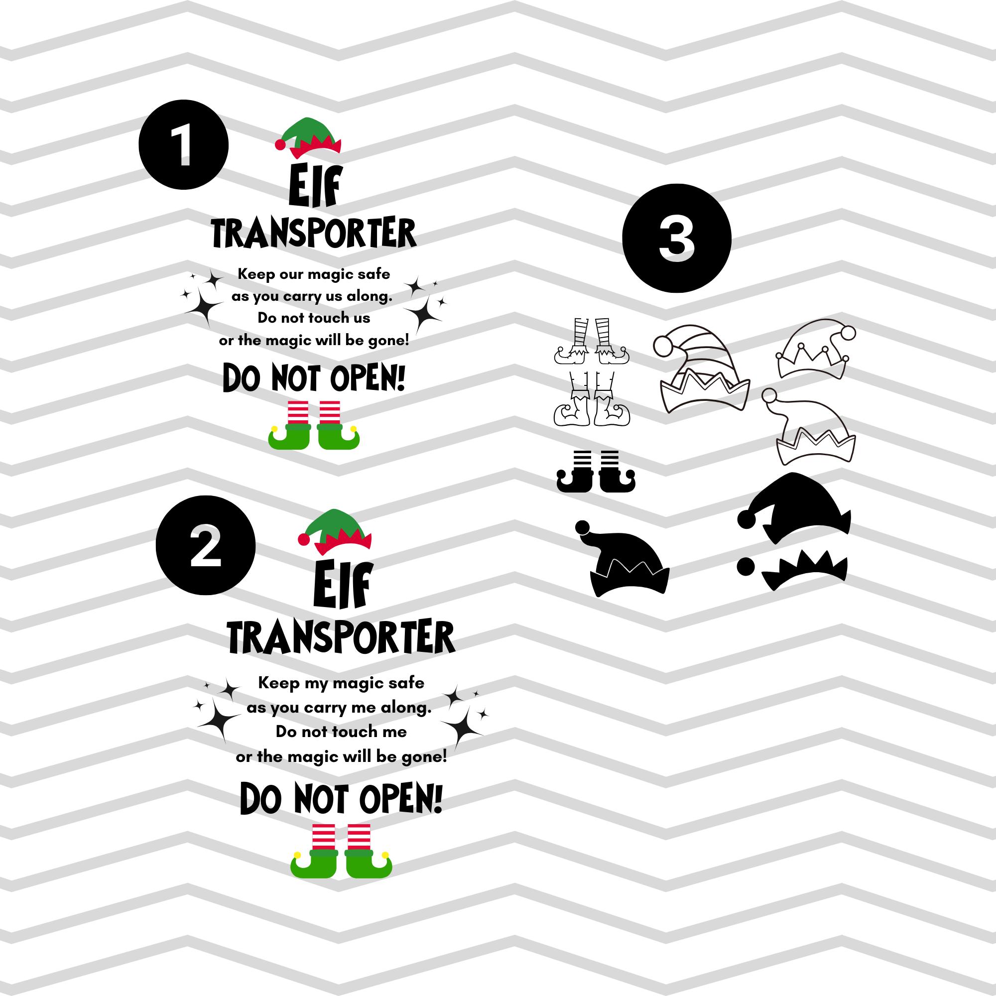 ELF TRANSPORTER CARRIER Svg Png Cricut Silhouette Cameo - Etsy