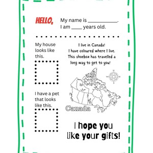 Operation Christmas Child Shoebox Letter OCC Png - Etsy
