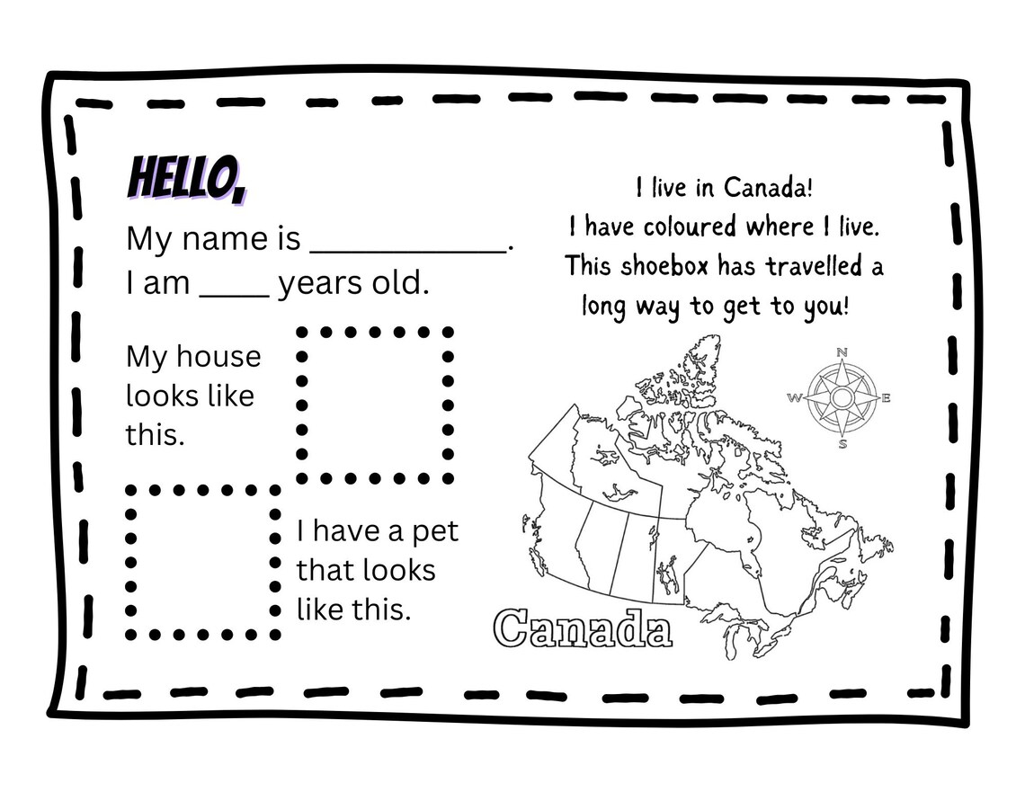 Operation Christmas Child Shoebox Letter OCC Png - Etsy