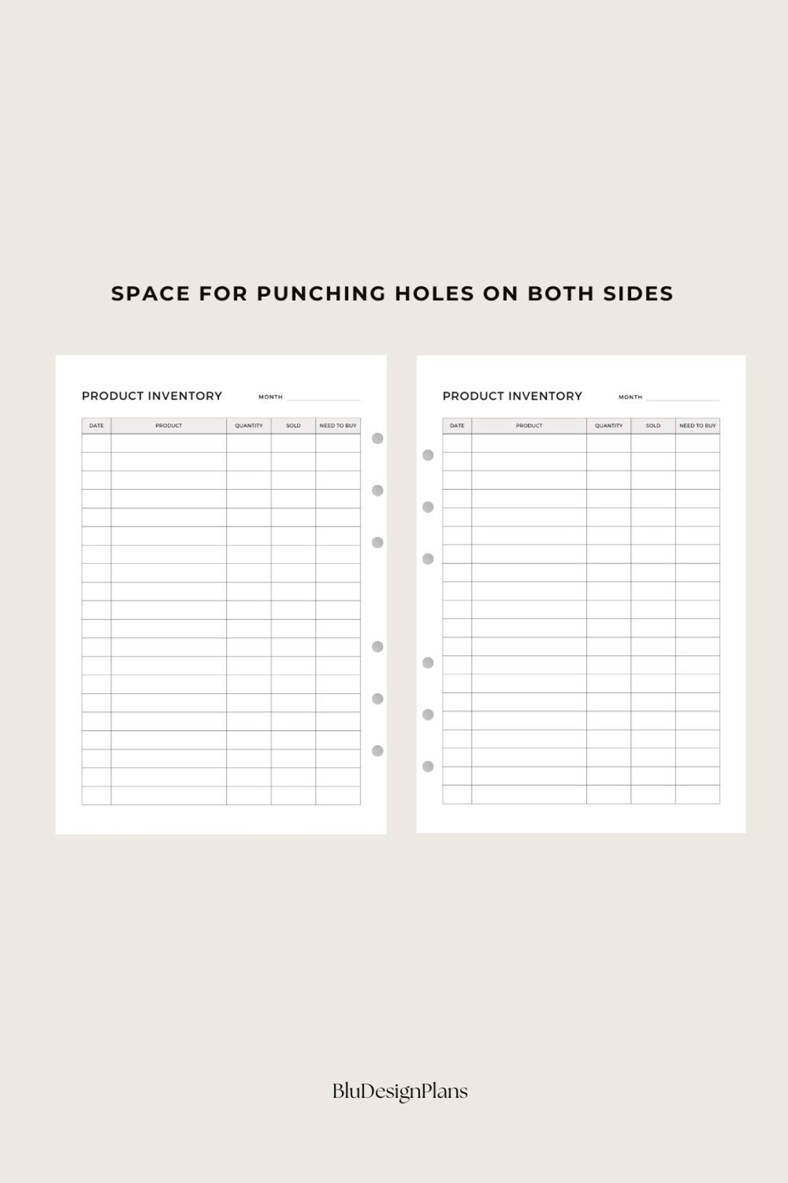 Inventory Tracker Printable, Inventory Management, Editable PDF ...