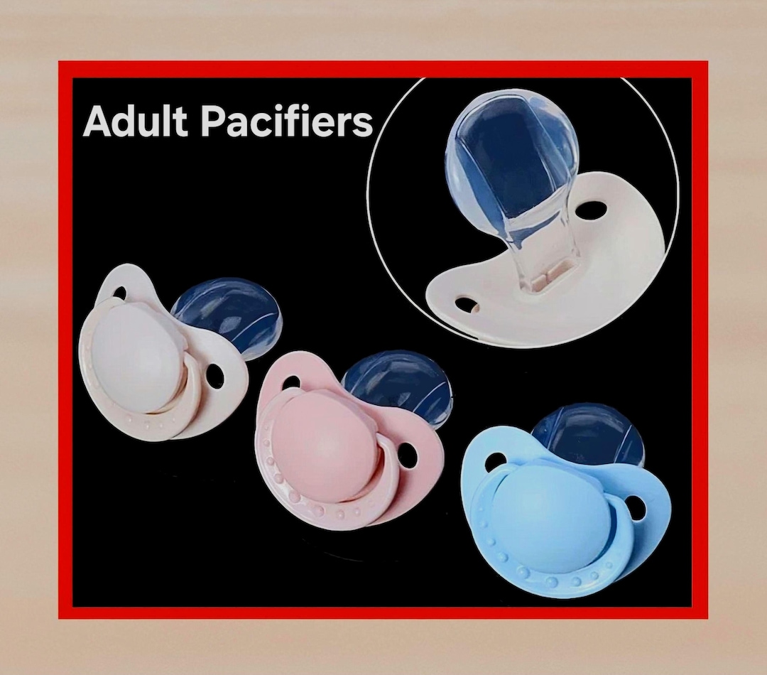 ABDL Adult Pacifier: Soothing Agere Little Space Accessory Paci - Etsy