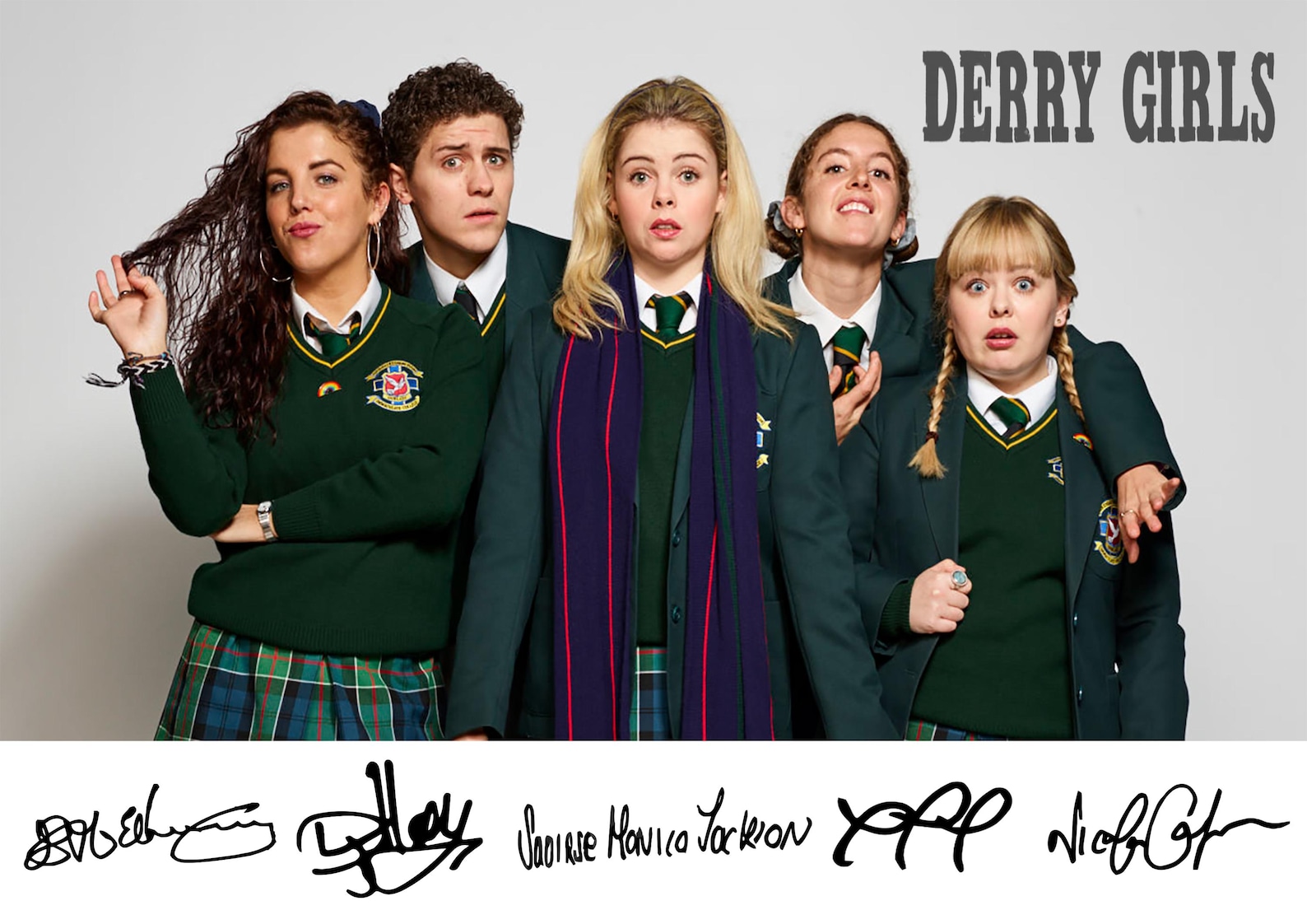 Derry Girls A4 Reproduction Signatures Digital Download - Etsy