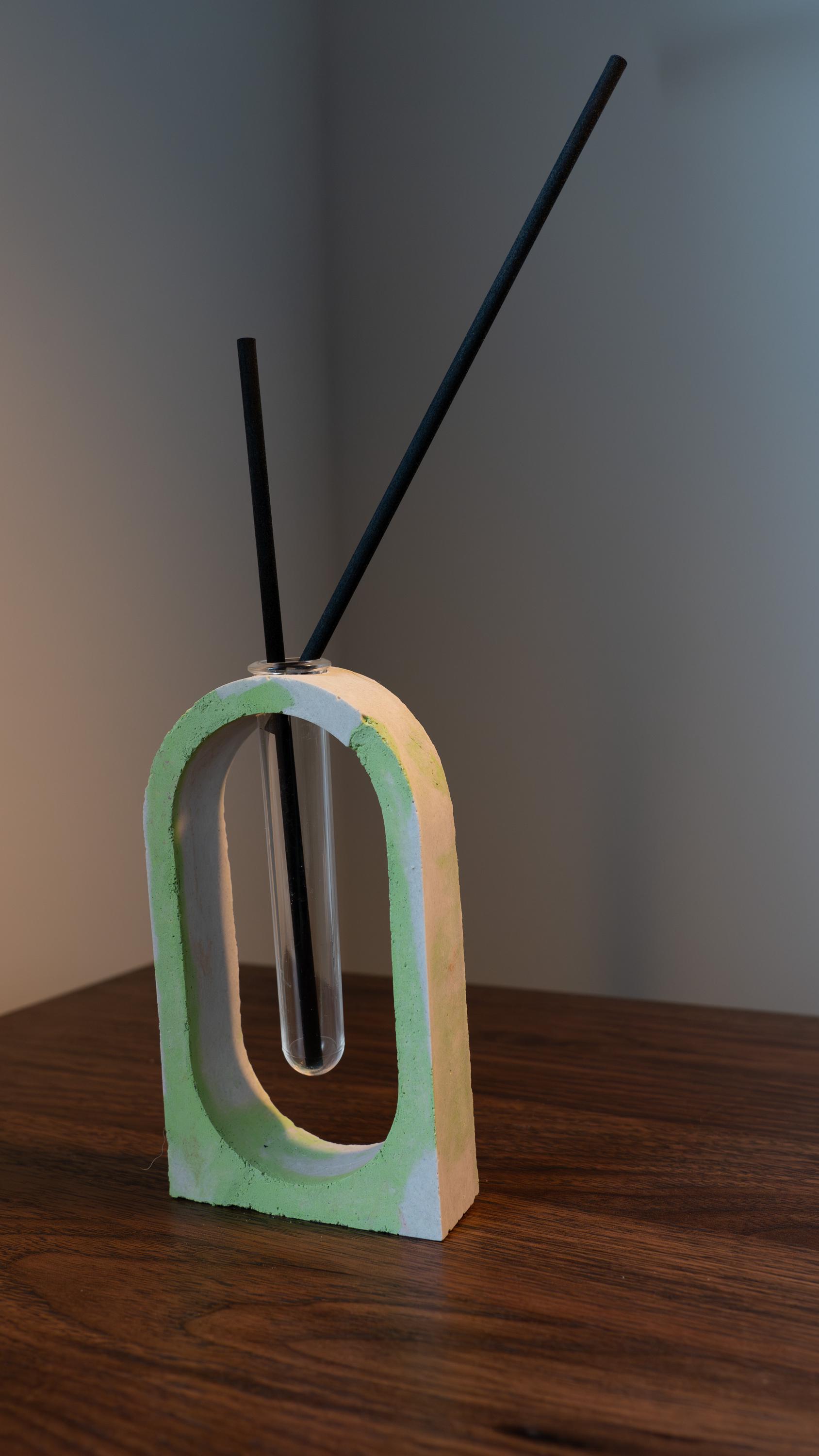 Concrete Homemade Arc Essential Oil Holder - Etsy