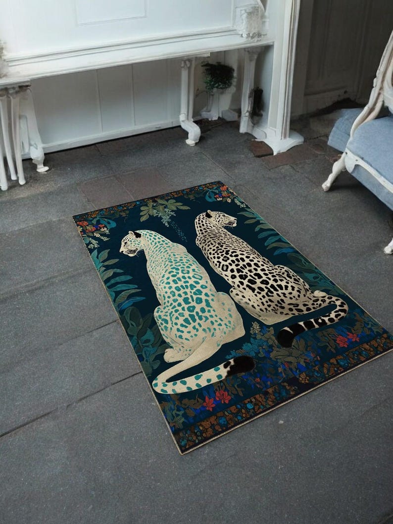 Tiger Rug Bengal Tiger Pattern Pop Art Rug Animal Design Rug Rugs for ...