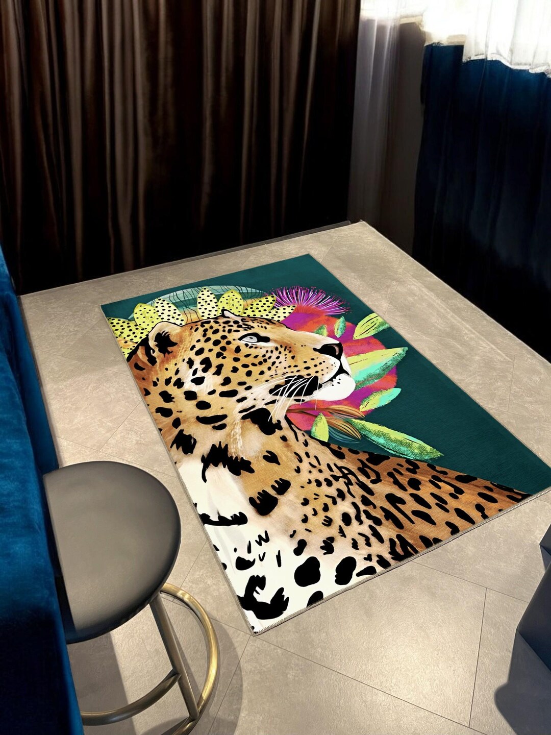 Tiger Rug | Tiger Pattern Rugs | Animal Themed Rug | Modern Rug | Rugs ...
