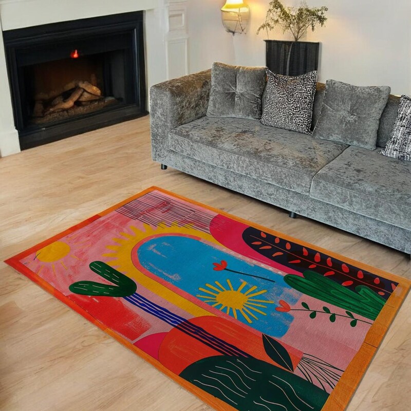 Abstract Rug - Etsy