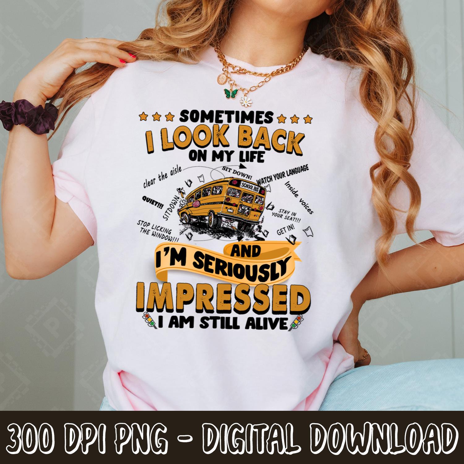 Funny School Bus Driver PNG, Retro Bus Driver Quote Sublimation ...