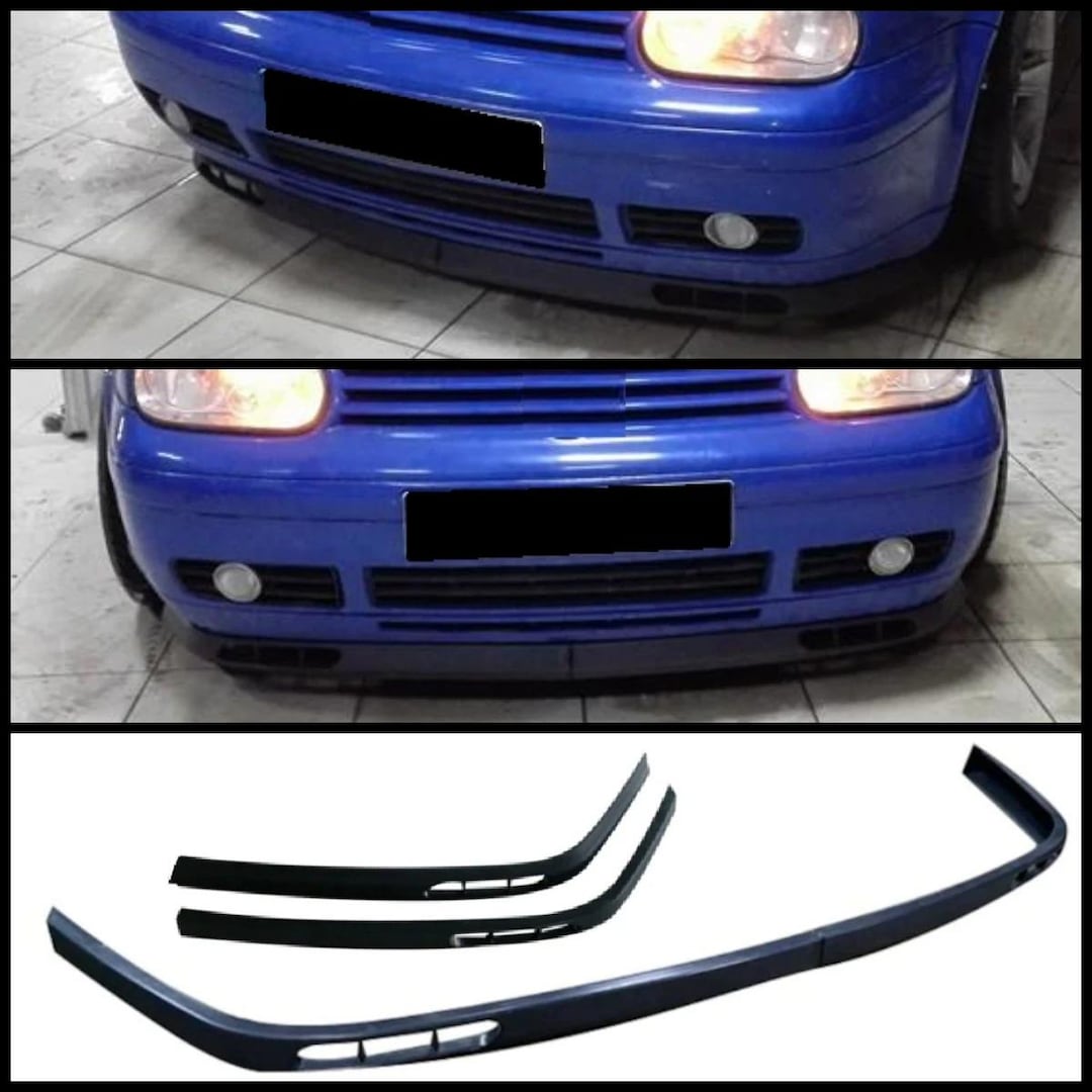 For Vw Golf Mk4 Laguna Lip Front Bumper Spoiler Splitter Lip 2 Pcs ...