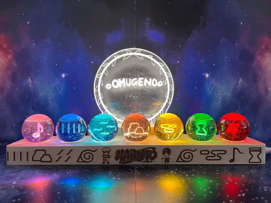 Christmas 2025 Naruto Ninja Shinobi Night Light Lamp/anime Crystal Lamp ...