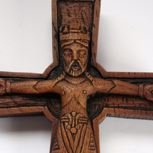 Viking Crucifix Reproduction Carving Pagan Christian Cross - Etsy