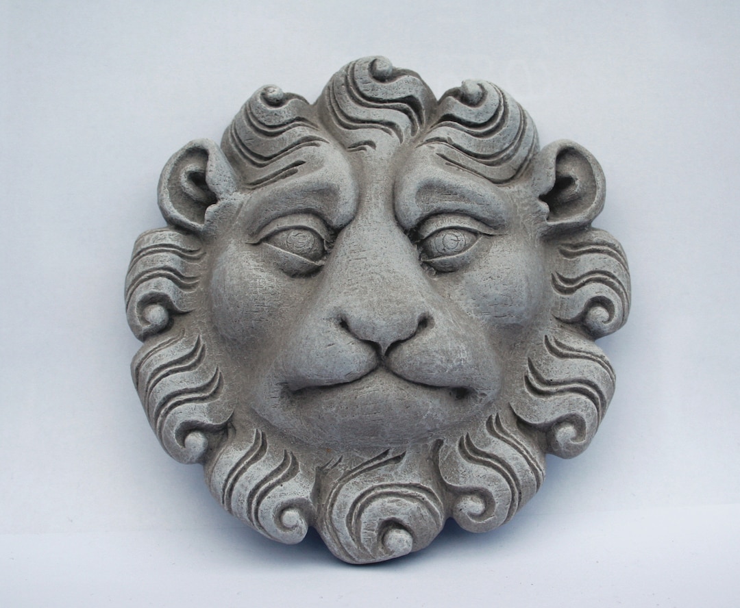 Lion Mask Stone Effect Reproduction Gothic English Cathedral Carving ...