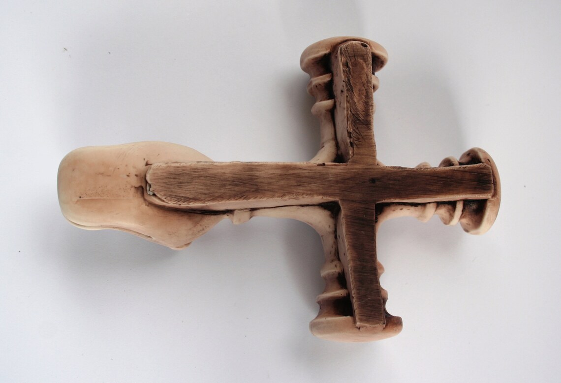 Thor's Hammer Viking Cross Reproduction Icelandic Pagan Dragon Ornament ...