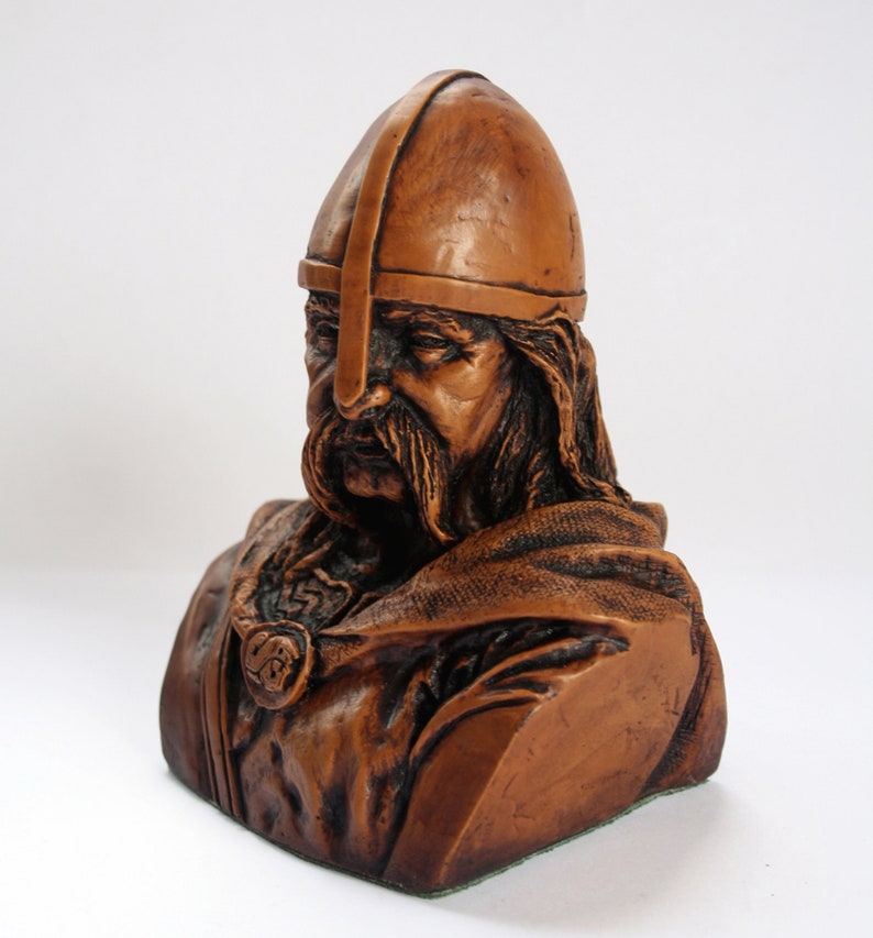 Viking Bust Pagan Norse Hand Crafted Ornament Ragnar Lothbrok - Etsy