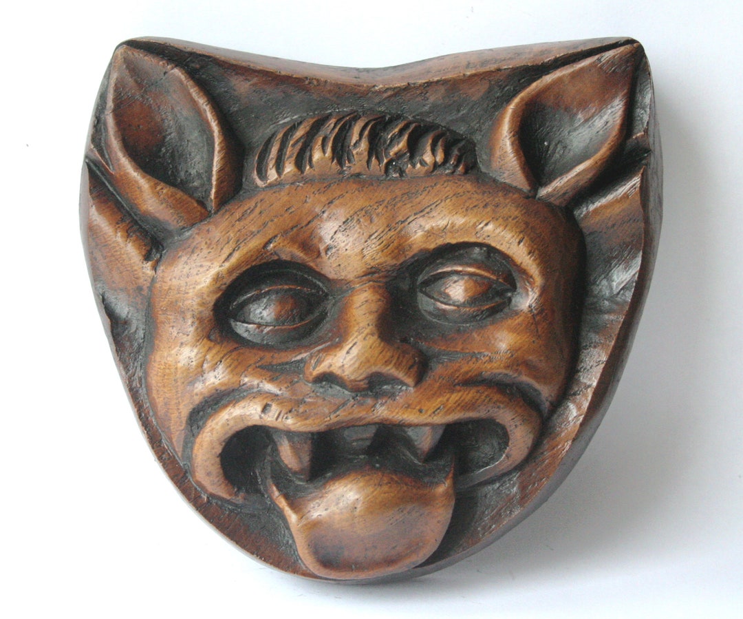 Gothic Demon Reproduction Medieval Cathedral Misericord Carving ...