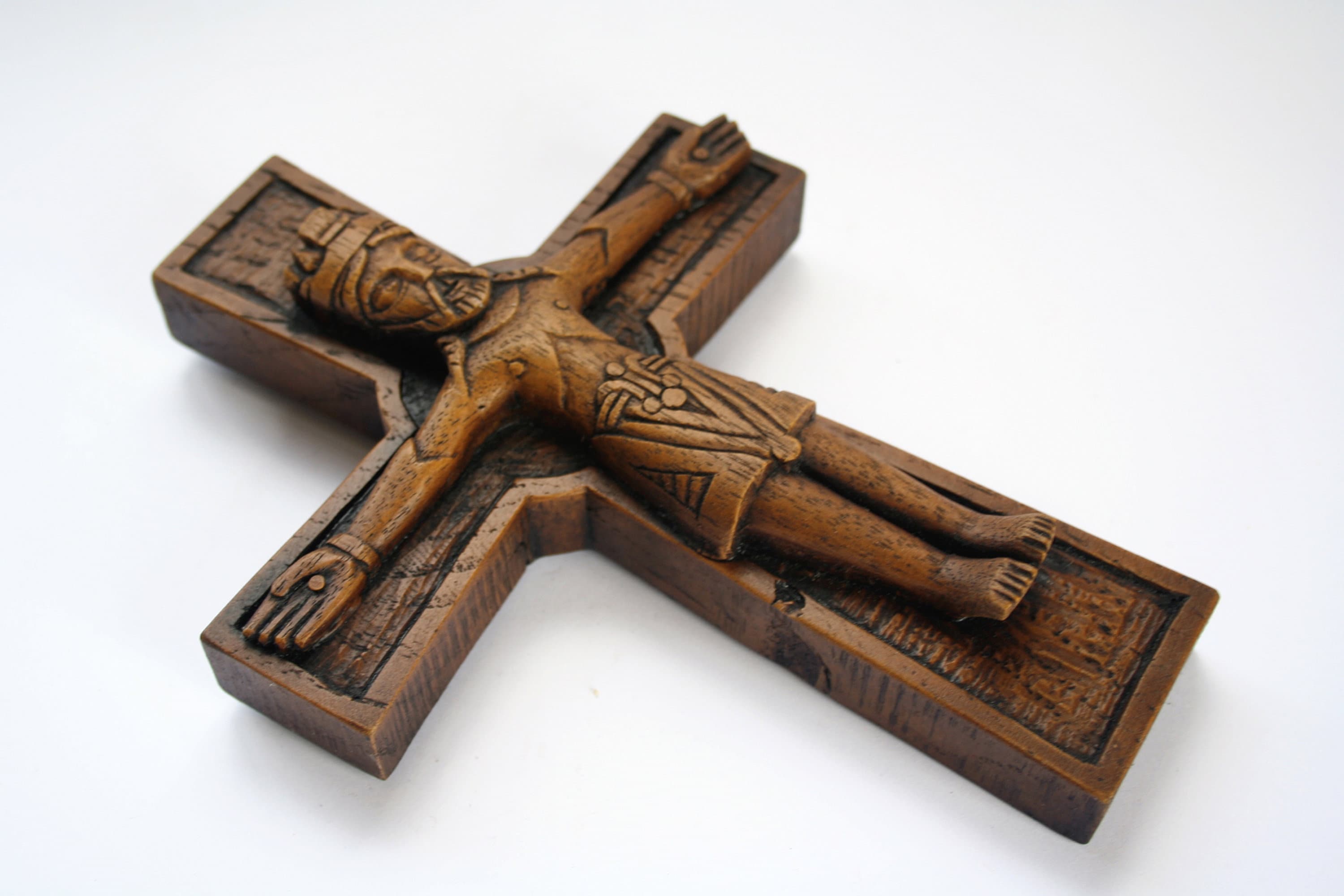 Viking Crucifix Reproduction Carving Pagan Christian Cross Norse Ragnar ...