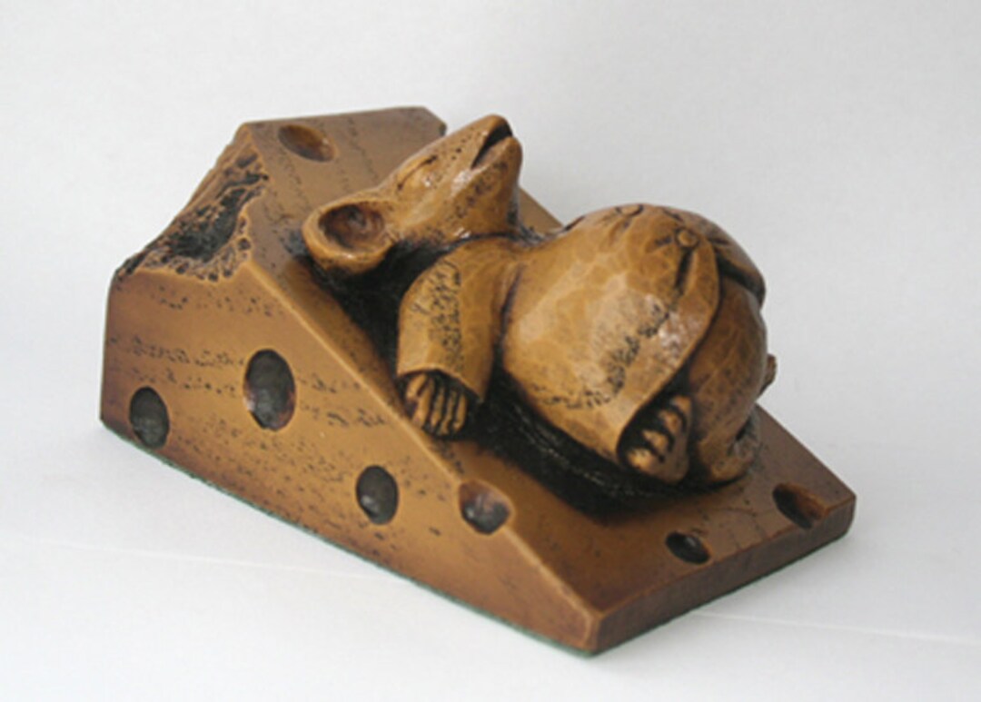 Church Mouse - Asleep on Cheese - Etsy UK