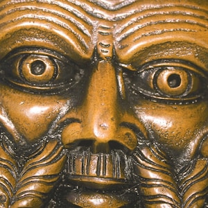 TRINITY Face English Medieval Reproduction Carving - Etsy