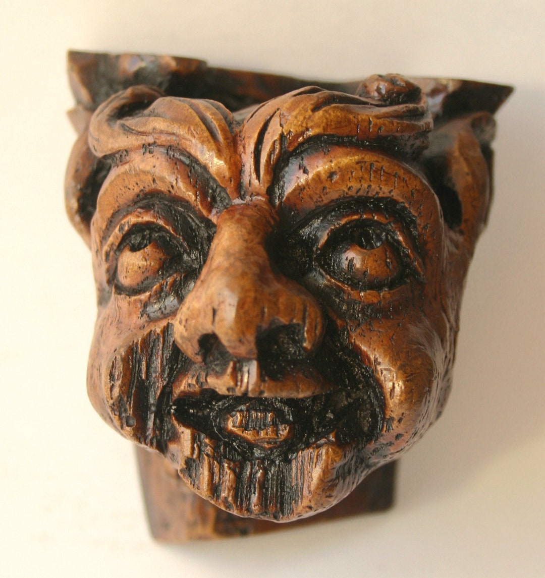 Goblin Corbel- Reproduction Medieval Cathedral Carving - Etsy