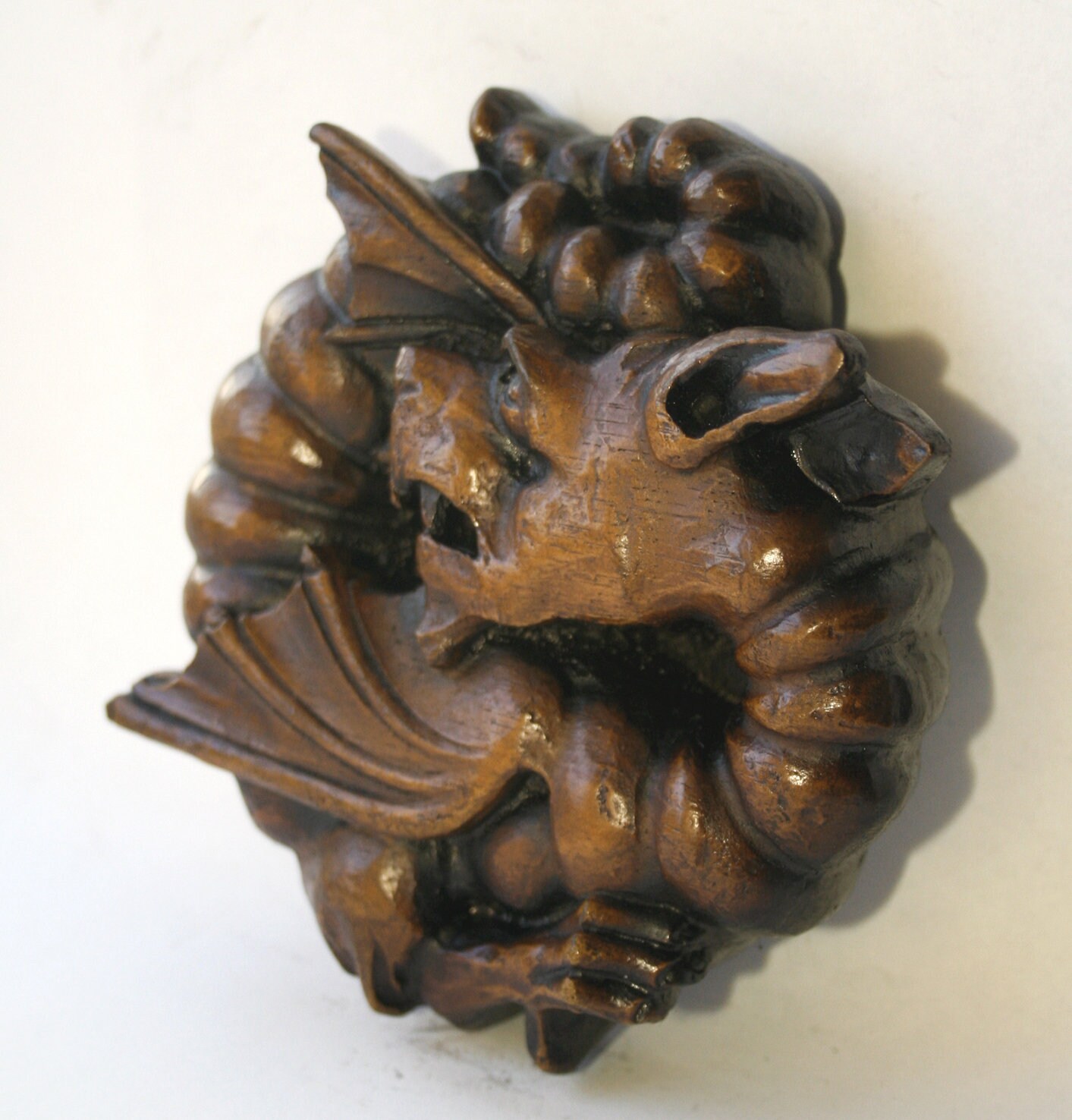 Dragon reproduction Medieval Misericord Carving. | Etsy