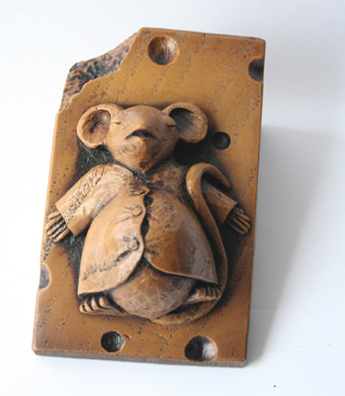 Church Mouse Asleep on Cheese | Etsy