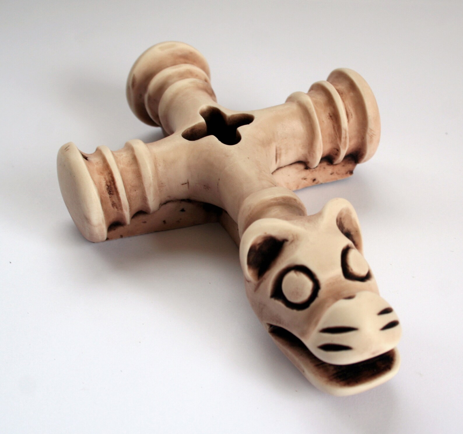 Thor's Hammer Viking Cross Reproduction Icelandic Pagan Dragon Ornament ...