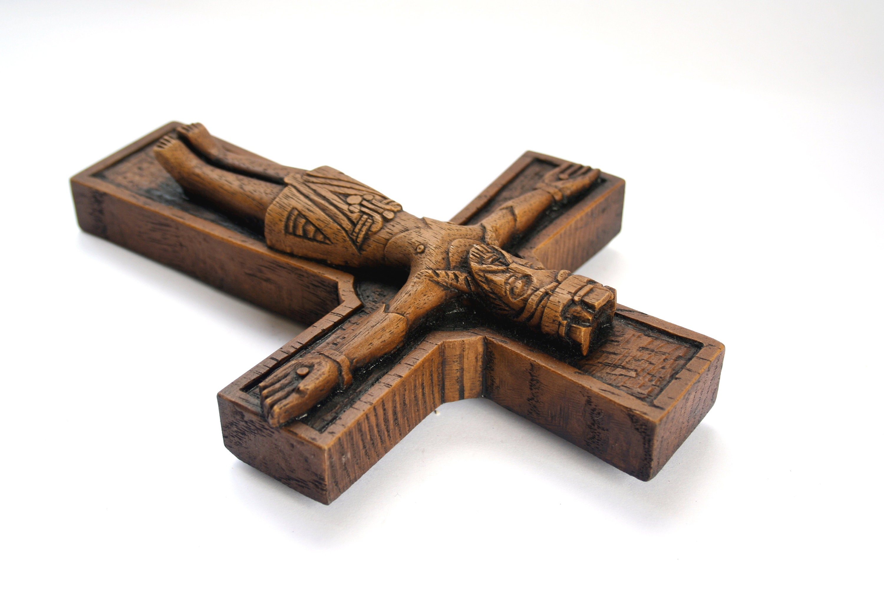 Viking Crucifix Reproduction Carving Pagan Christian Cross Norse Ragnar ...
