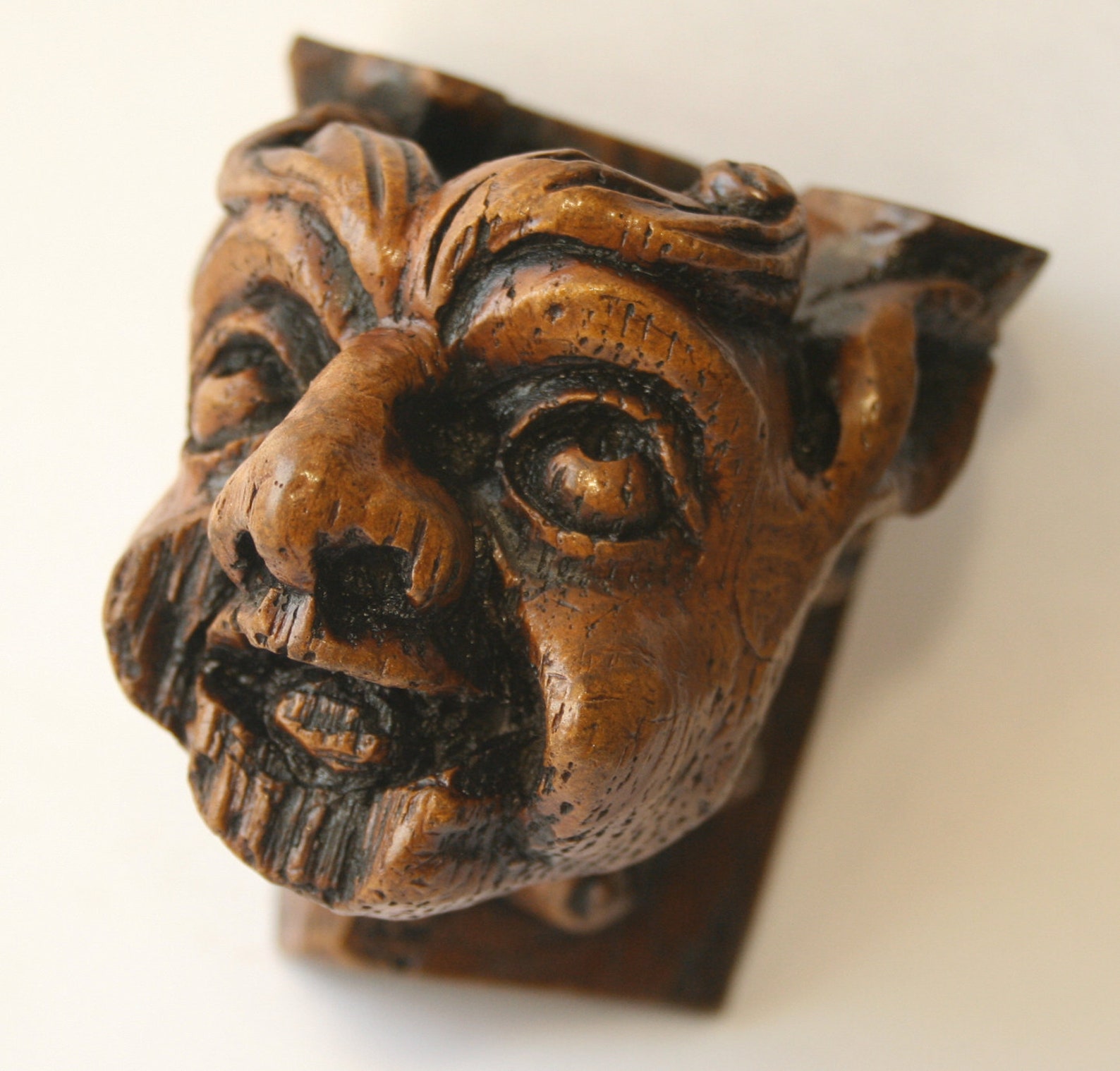 Goblin Corbel- Reproduction Medieval Cathedral Carving - Etsy