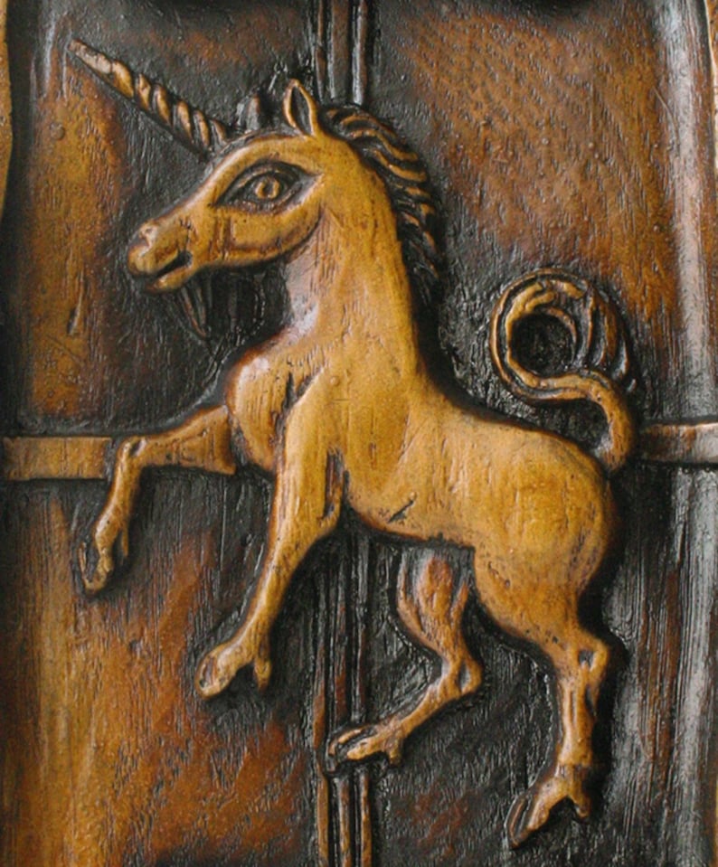 Unicorn, Medieval Reproduction Cathedral Carving. - Etsy