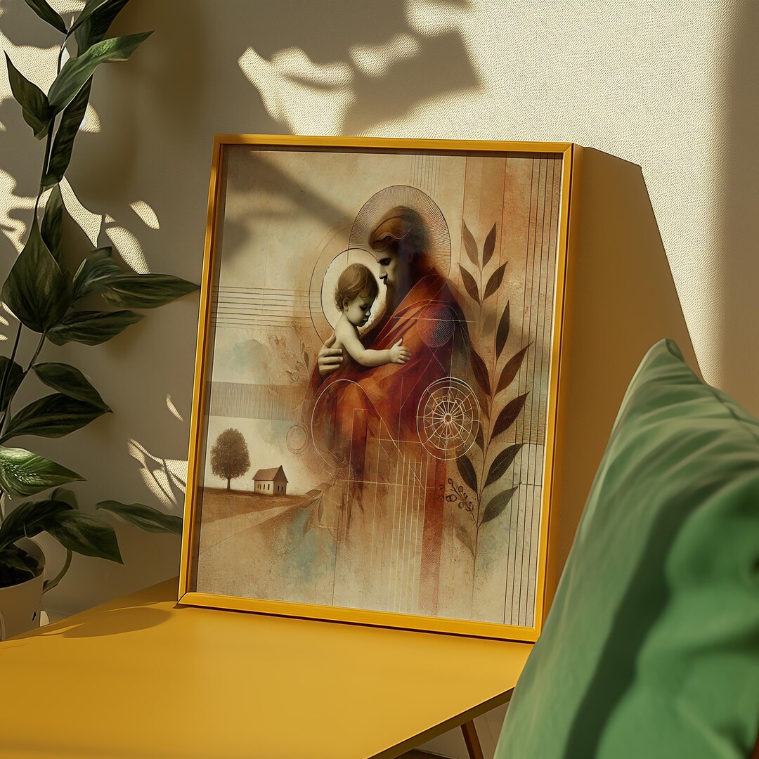 Prodigal Son Returns Poster | Modern Religious Artwork | Canvas ...