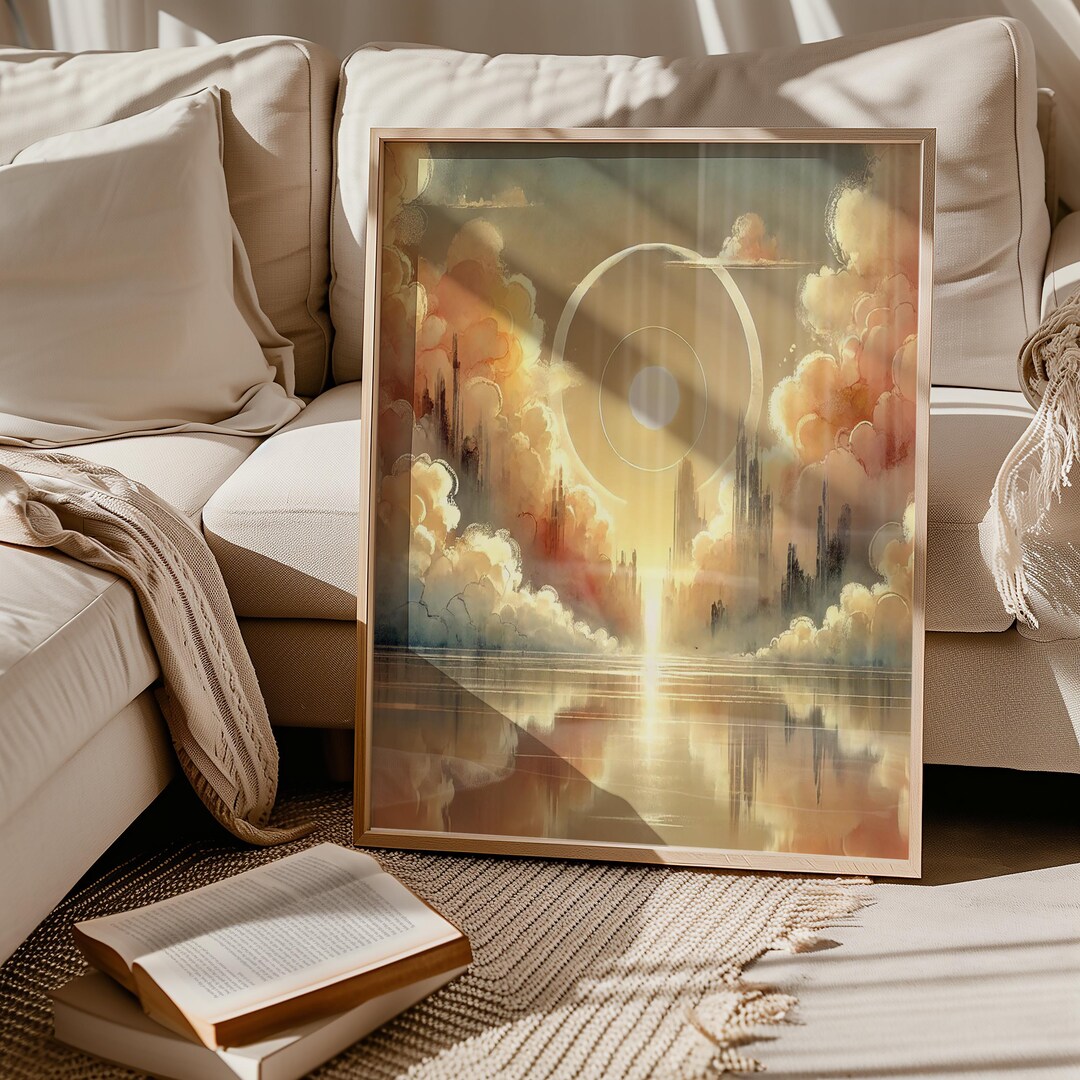 The Rapture Landscape, PHYSICAL PRINT!, Bible Sketches, Abstract Art ...