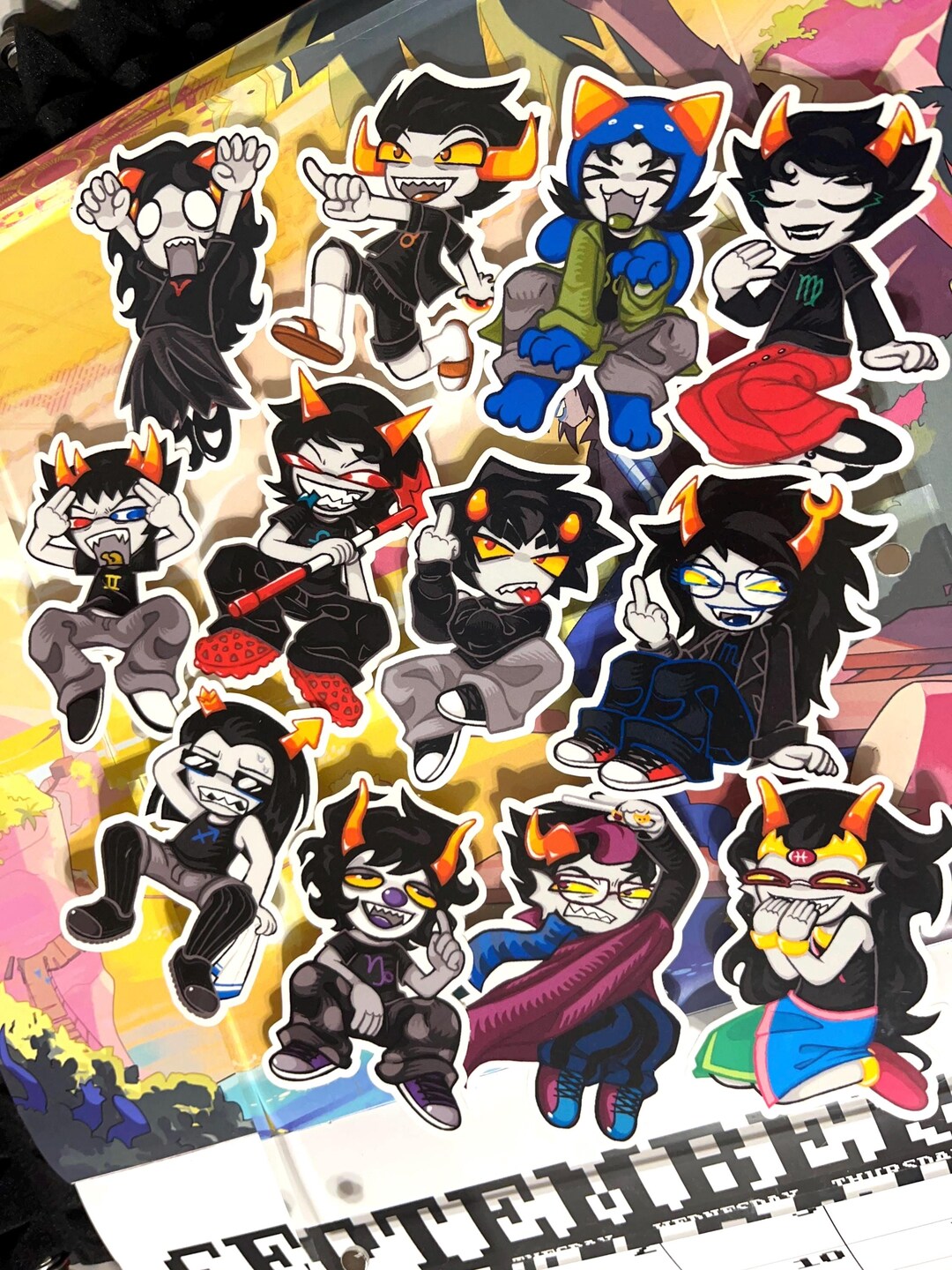 Homestuck Trolls Sticker Pack Waterproof - Etsy
