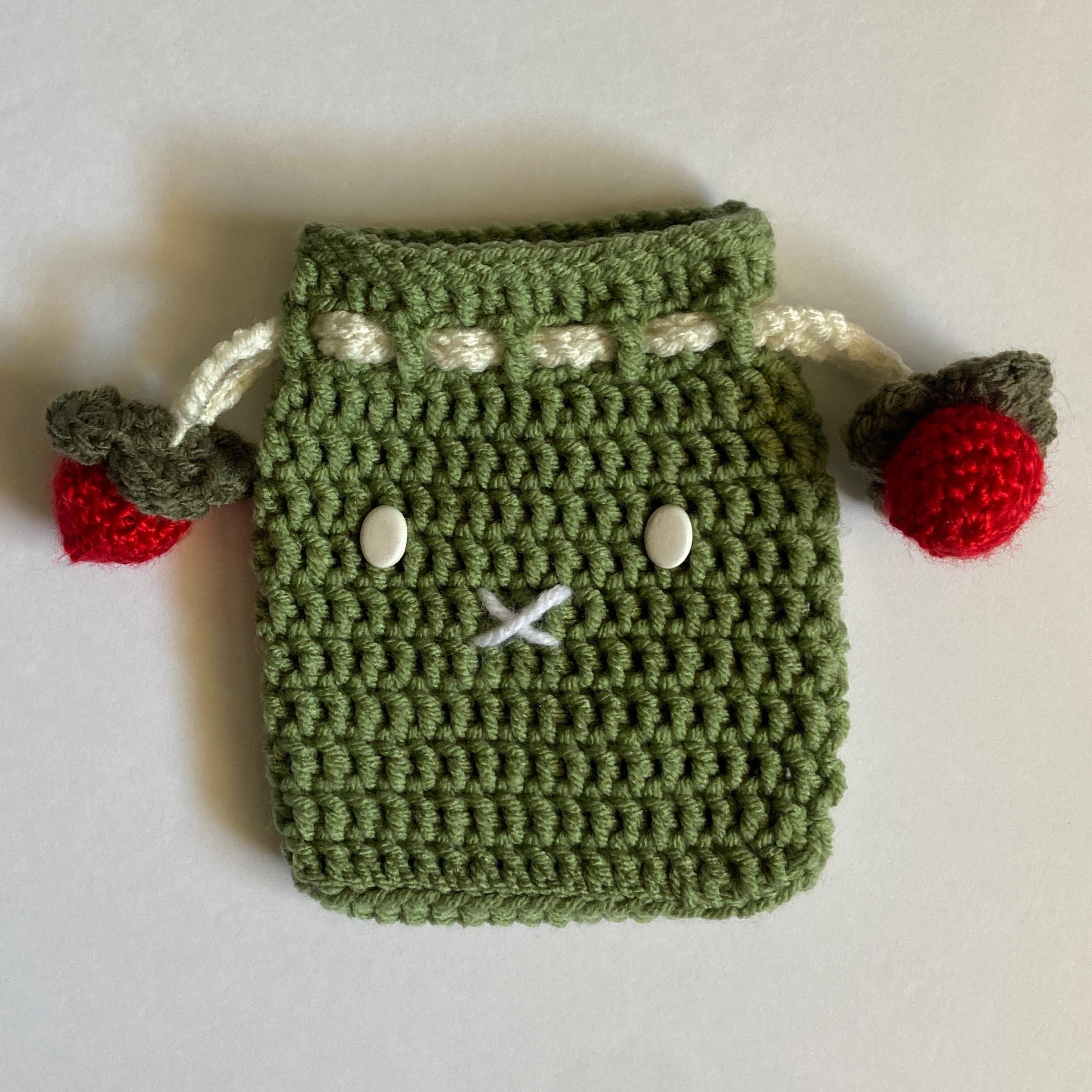 Crochet Miffy Bunny Pouch | Cute Handmade Crochet Small Strawberry ...