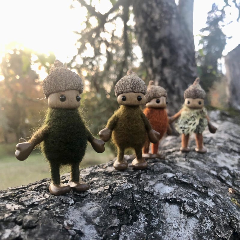 Needle Felted Elf - Etsy