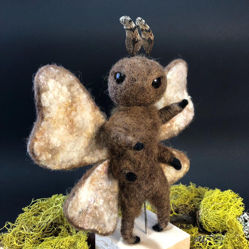 Felt Moth - Etsy