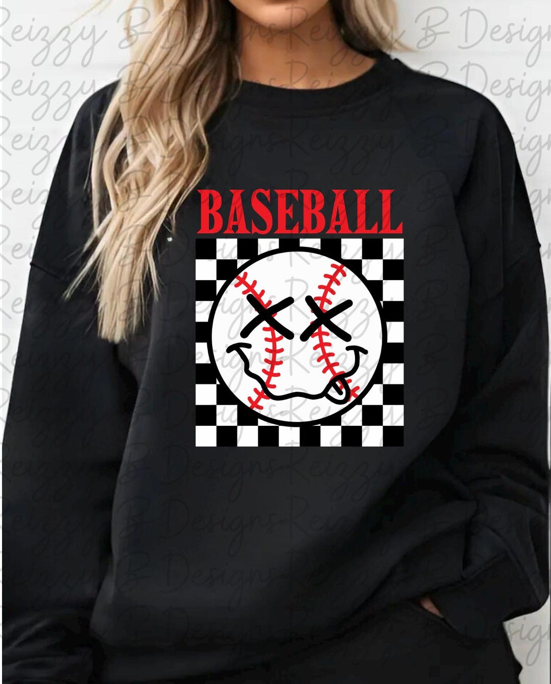 Baseball Smiley Face - Etsy