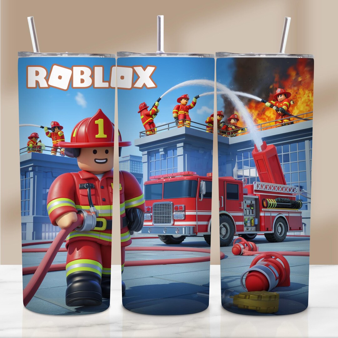 Roblox Character Tumbler Wrap PNG 20oz Skinny Tumbler Sublimation ...