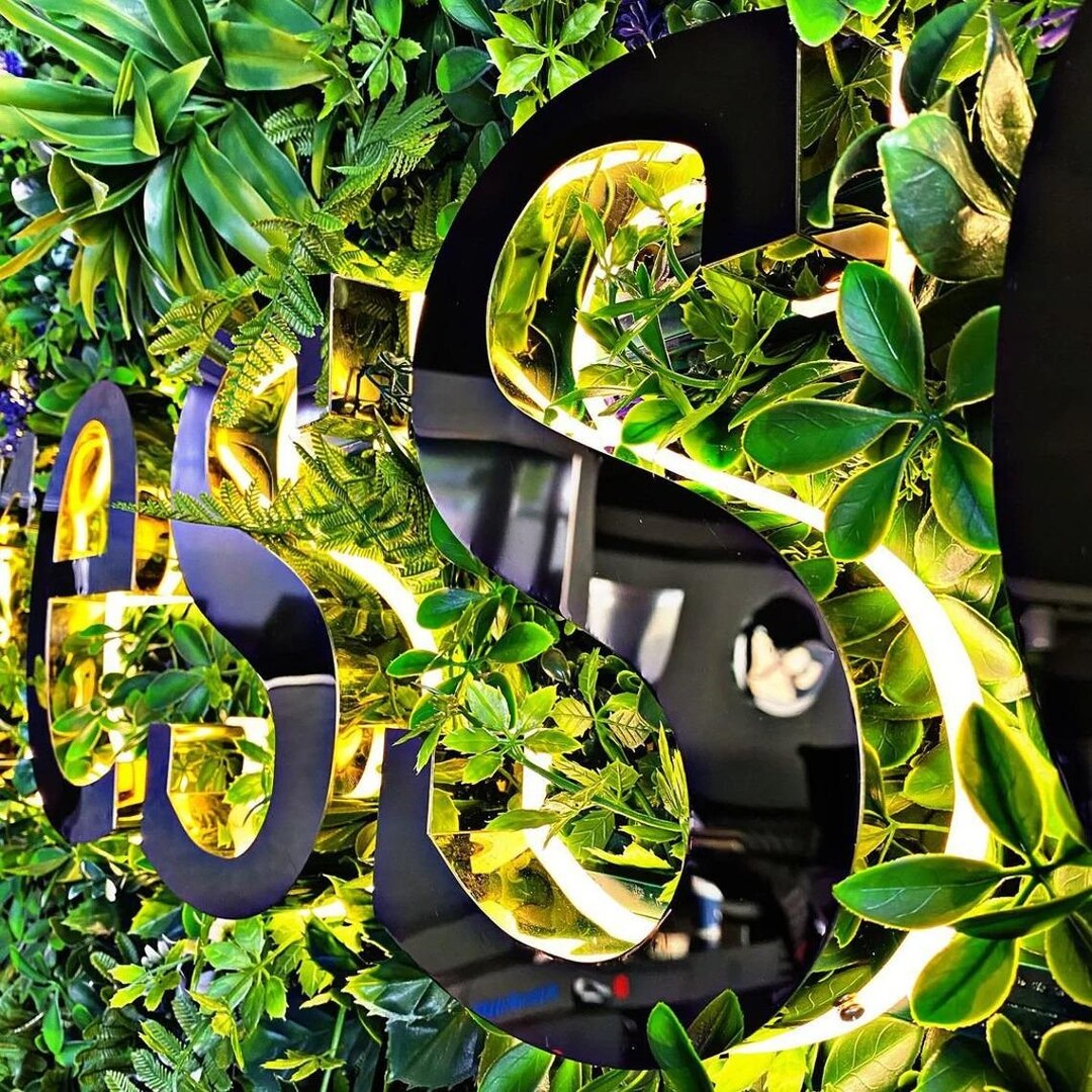 Personalized 3D Business Signage Custom Illuminated Logo Wall Art Eye ...