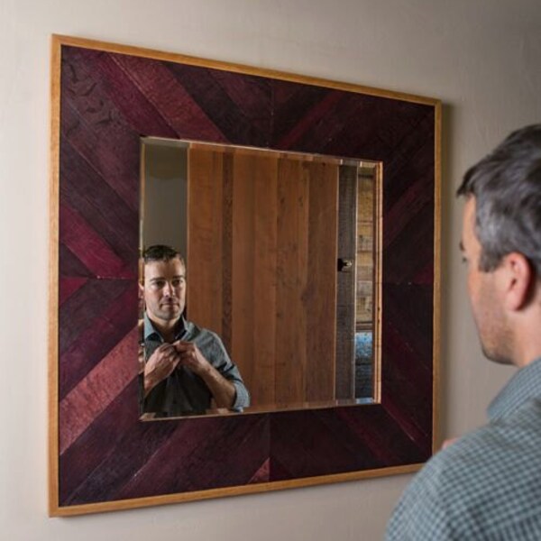 Chevron Mirror - Etsy