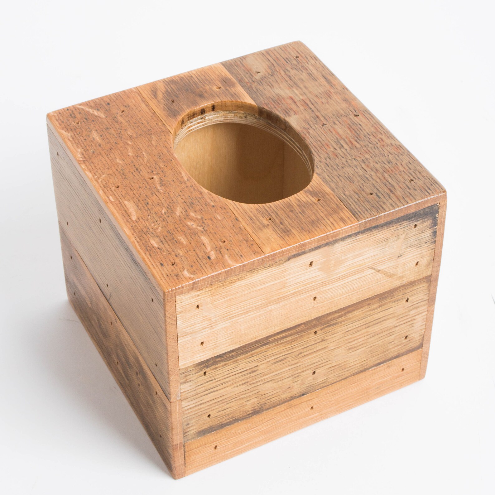Wine Barrel Oak Tissue Box, Choice of Size - Etsy