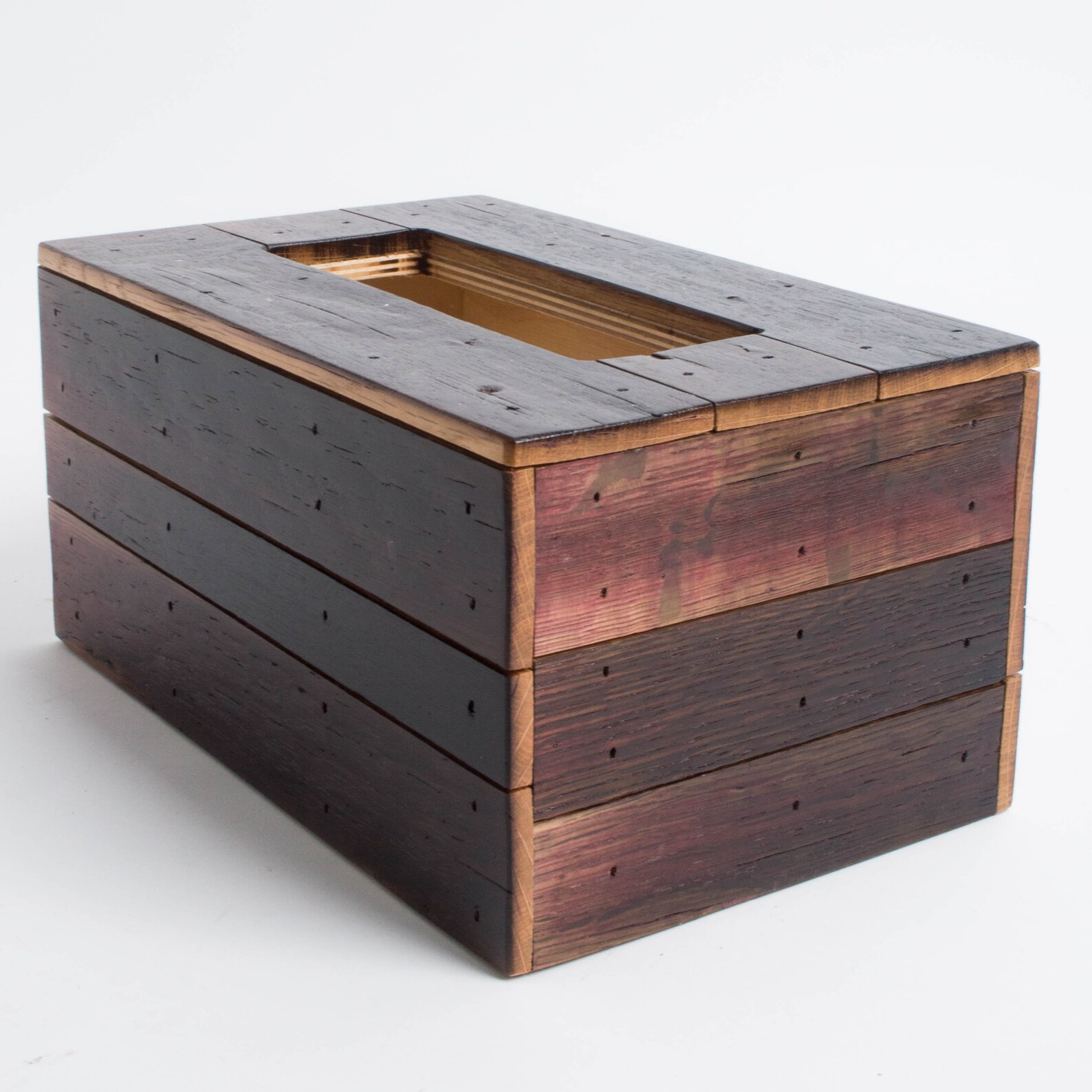 Wine Infused Barrel Oak Tissue Box, Choice of Size - Etsy