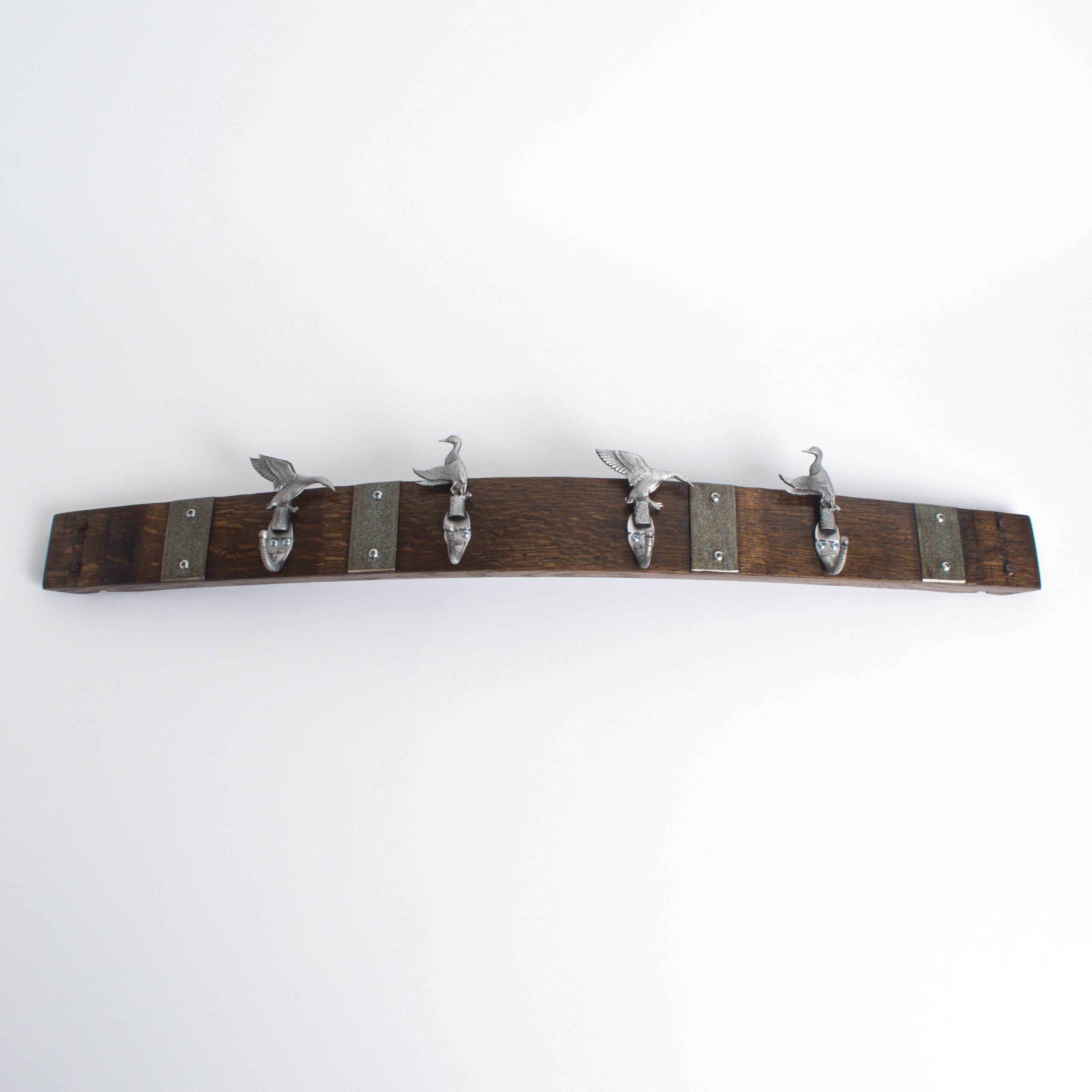 Large Pewter Duck Wine Barrel Coatrack, Choice of Finish - Etsy