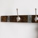 Banded Wine Barrel Coat Rack With Classic Nickel Hooks, Choice of ...