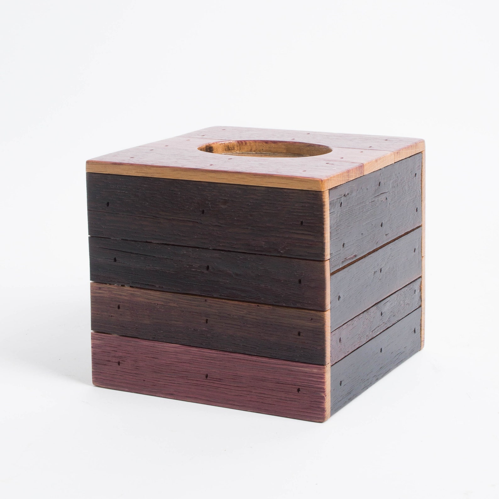 Wine Infused Barrel Oak Tissue Box, Choice of Size - Etsy